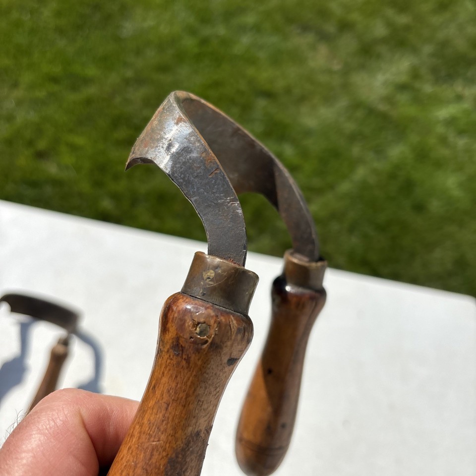 2- Vintage Unbranded Scorp Woodworking Chair Making Inshave | eBay