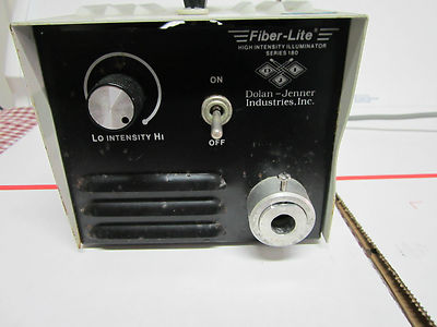 FIBER-LITE LIGHT ILLUMINATOR MICROSCOPE WORKING FINE [NO FIBER OR ...