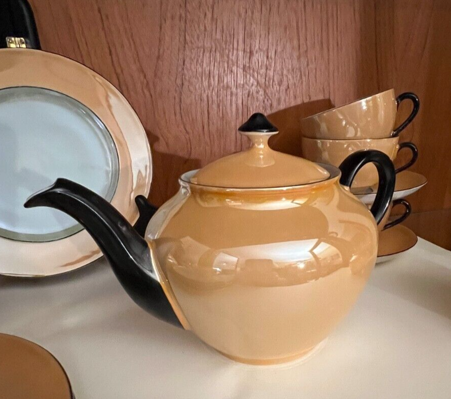 Porcelain Lusterware 18 pc Tea Set. Czecho-Slovakia P.A.L.T. | eBay