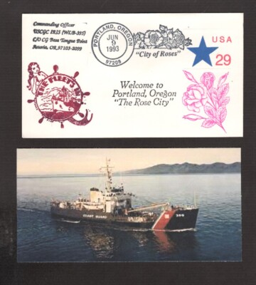 US Coast Guard (USCGC Iris WLB-395) - Ship's Cover - June 9, 1993 | eBay