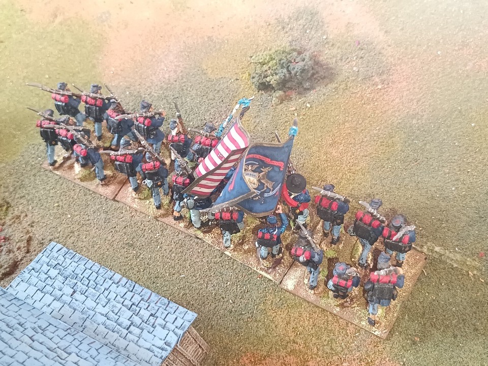 28mm ACW - Union 1st Michigan Infantry Regiment / pro painted | eBay