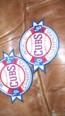 2016 MLB World Series Chicago Cubs Championship Iron on Embroidered ...