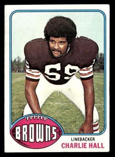 Charlie Hall 1976 Topps Card #496 Cleveland Browns | eBay