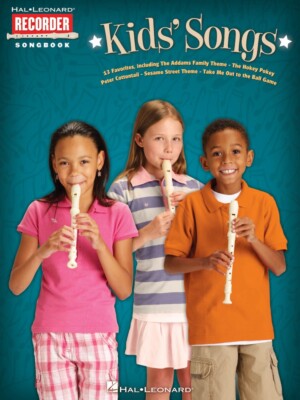 Kids' Songs Recorder Sheet Music Book 13 songs NEW 000710051 | eBay