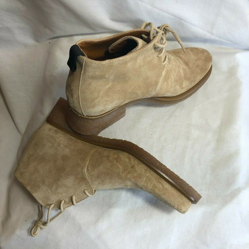 Progetto Women Beige Suede Leather shoes size 37 B made in Italy | eBay