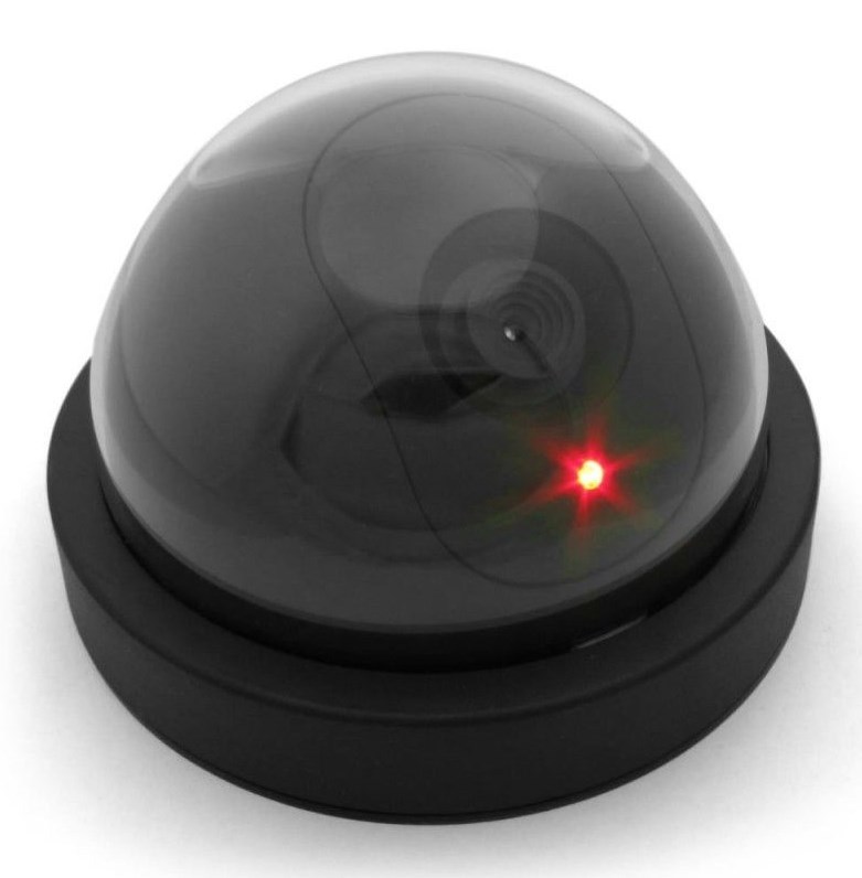 IMITATION Dome CAMERA Flashing LED Light fake dummy security ...