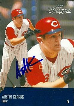 Austin Kearns autographed Baseball Card (Reds) 2003 Playoff Prestige ...
