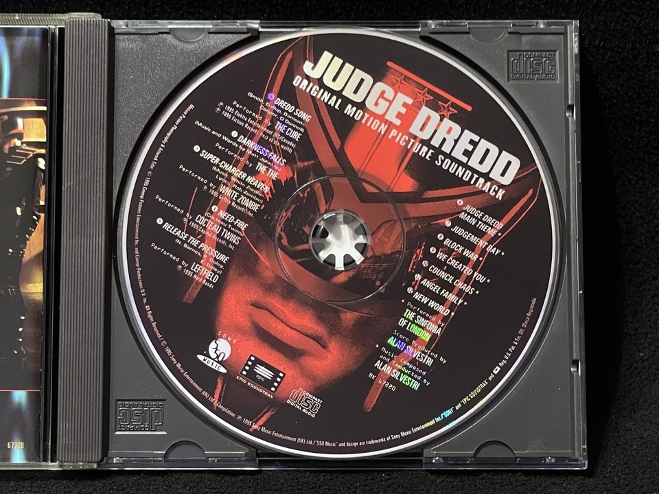 The Cure Cocteau Twins Judge Dredd Soundtrack Taiwan w/obi CD 1995 ...