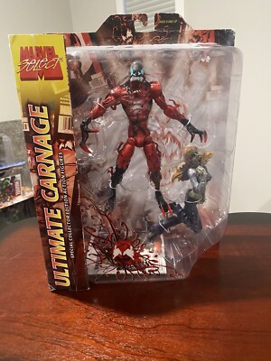 Diamond Select Marvel ULTIMATE CARNAGE 8" Action Figure Set Spider-Man ...