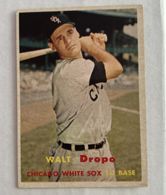 1957 Topps Baseball Walt Dropo Chicago White Sox Card #257 | eBay