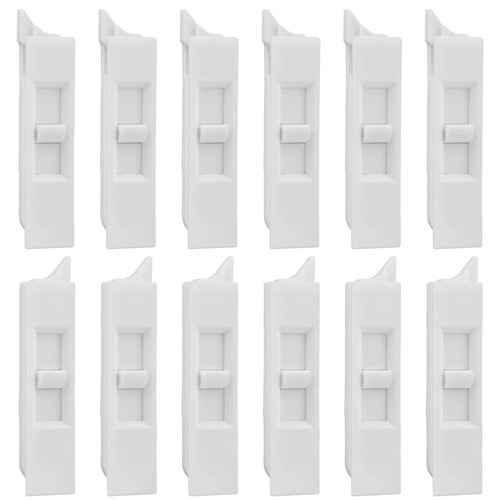 12 Pcs Window Tilt Latch Pairs Spring Loaded Sliding Window Latch Lock ...