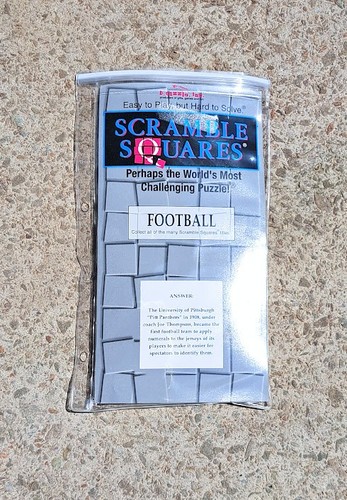 Scramble Squares Football Puzzle by B. Dazzle 9 Pcs 1995 783350100216| eBay