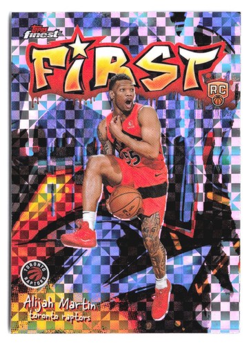 2025-26 Topps Finest - Alijah Martin #F-29 First X-Fractor RC Toronto ...