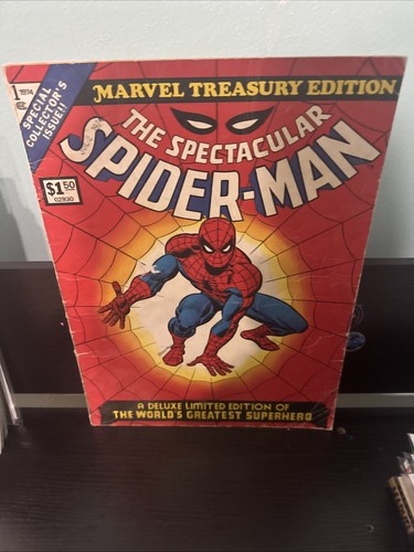 VTG 1974 Marvel Treasury Edition The Spectacular Spider-Man Giant Comic ...