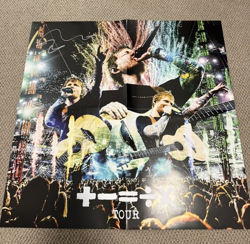 Ed Sheeran +-=÷× Tour Collection Hand Signed Autograph Poster ...