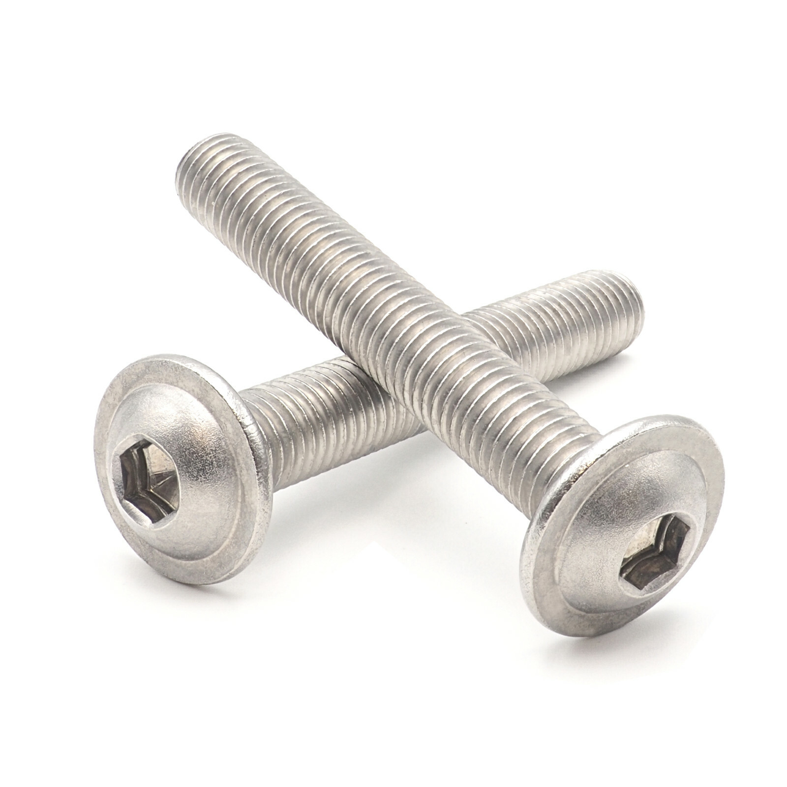 Linsenkopfschrauben mit Flansch ISO 7380 Innensechskant M2-M12 Edelstahl A2 V2A | eBay