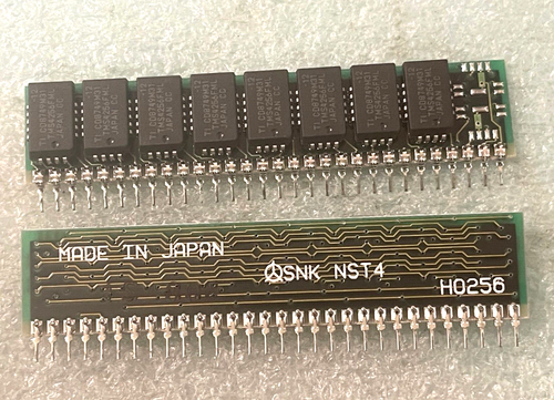 LOT OF 2 RARE NEW 1 MEG 30 PIN SIPP MEMORY 8 CHIP JAPAN TMS4256FML RM2 ...