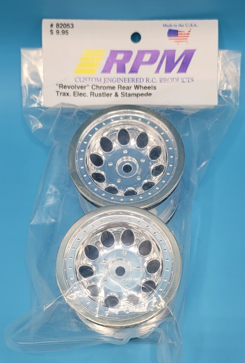 RPM Revolver 2.2 Truck Wheels, Traxxas Rear, Chrome for sale online | eBay