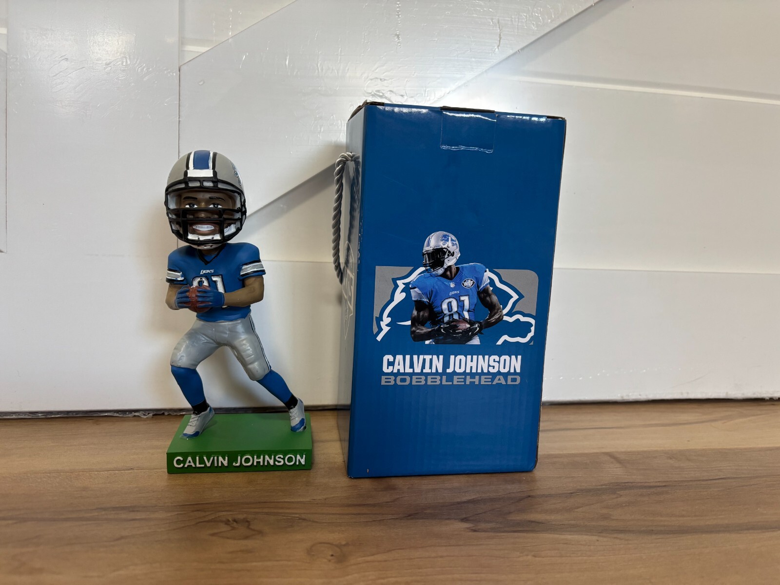 2024 Calvin Johnson Bobblehead Detroit Lions - Pride Of The Lions NFL ...
