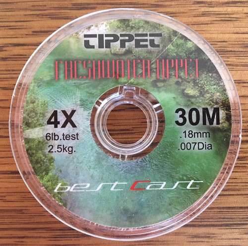 Fly Fishing Tippet Material 4X 6lb 30m Delta Ultraclear Best Cast ...