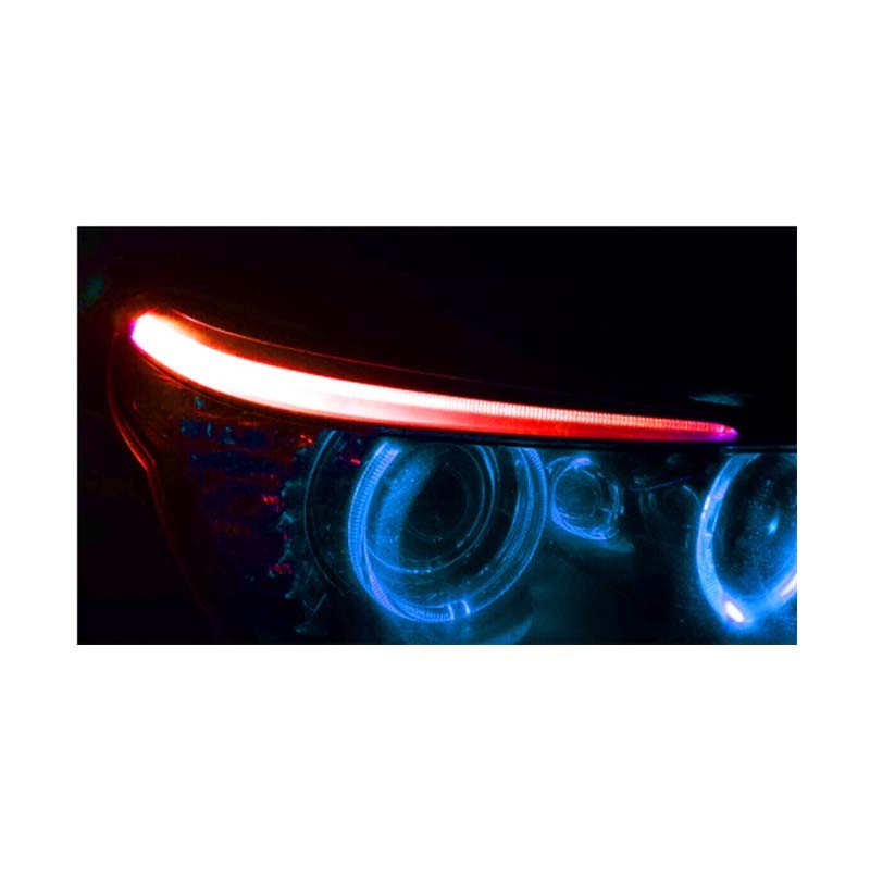 2008-2010 BMW E60 LCI Red Color Cree SMD LED Eyelids Emitters Eyebrows ...