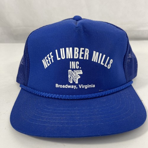 Vintage Neff Lumber Mills Hat Broadway Virginia Cap Rope Trucker ...