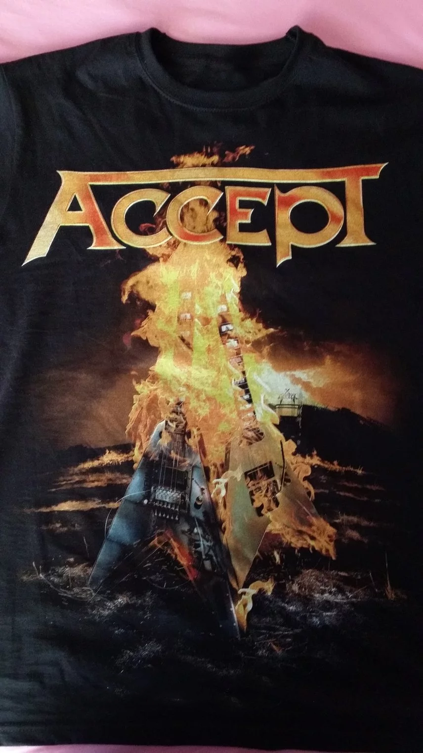 Accept Band Gift For Fans Black T-Shirt Cotton All Size BL2.218 | eBay