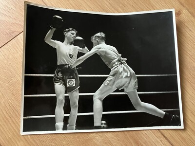 Young Teenage boxer boys fighting rare 1950s vintage press photo. ABA ...