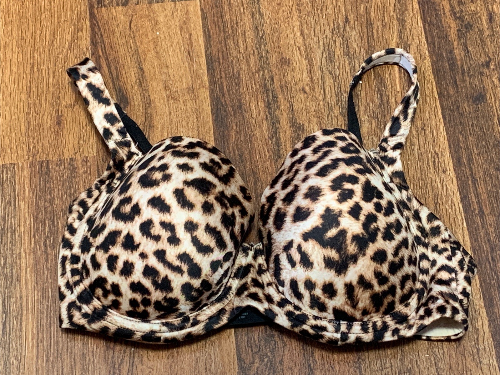 Soma 34D Leopard Print Stunning Support Smooth Full C… - Gem