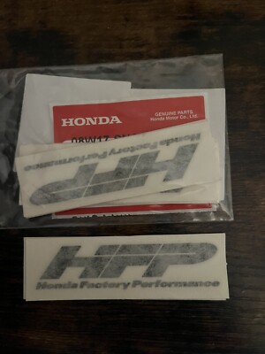 Honda Factory Performance HFP Black Decal OEM 3.5"X 1" | eBay