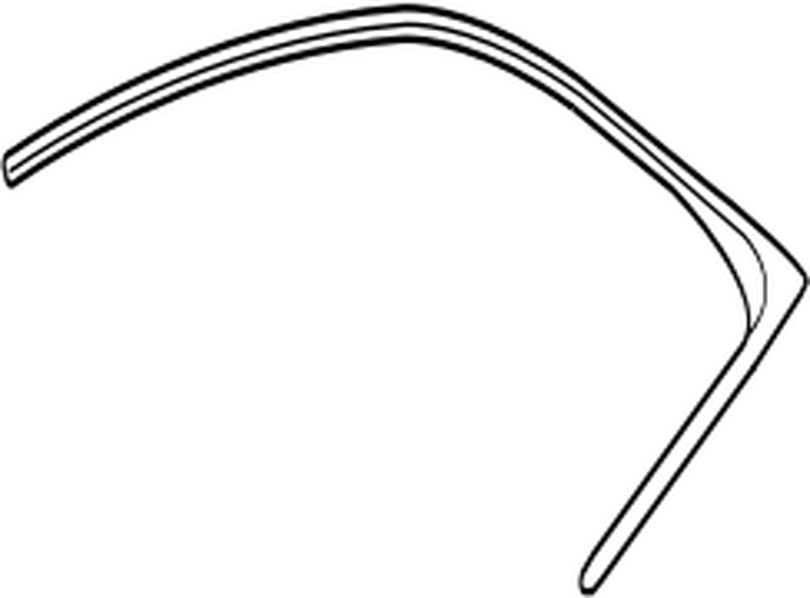 75707-53030 Toyota Moulding sub-assy, rear door window frame, rh ...