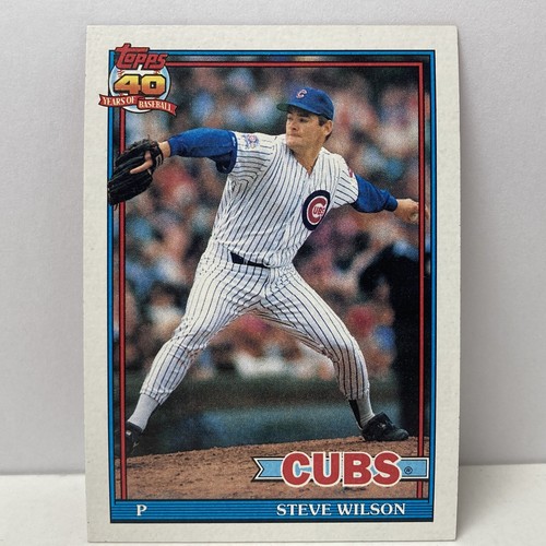 1991 Topps #69 Steve Wilson Cubs | eBay