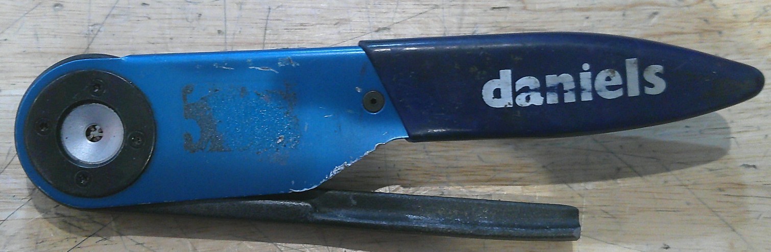 DMC Daniels AF8 M22520/1-01 Aviation Crimp Tool Crimper crimping checks ...