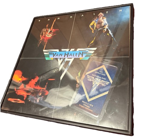 Framed Van Halen by Van Halen (Record, 2015) w/ 1978 World Tour ...