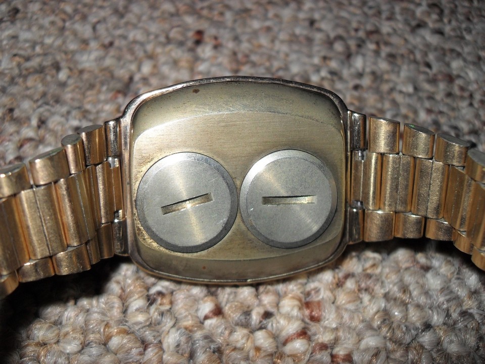 Rare Pulsar P1. LED Wristwatch, "Salesman Sample" with 4 -25IC. Module ...