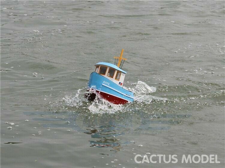DIY Q3 Mini Tug 1:18 Harbor Tug 300 Mm RC ABS Wooden Ship Model Kit | eBay