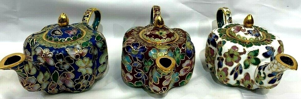 Cloisonne Enamel Teapot | eBay