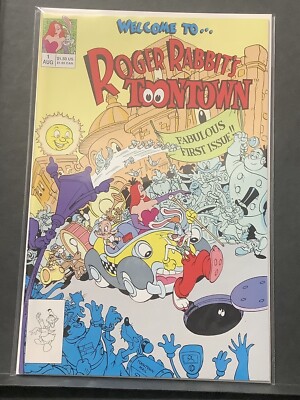 Roger Rabbit's Toontown - #1 - Disney - Direct - 1991 - VF | eBay
