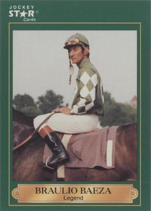 1991 Horse Star Jockey Star Cards - Braulio Baeza #10 for sale online | eBay