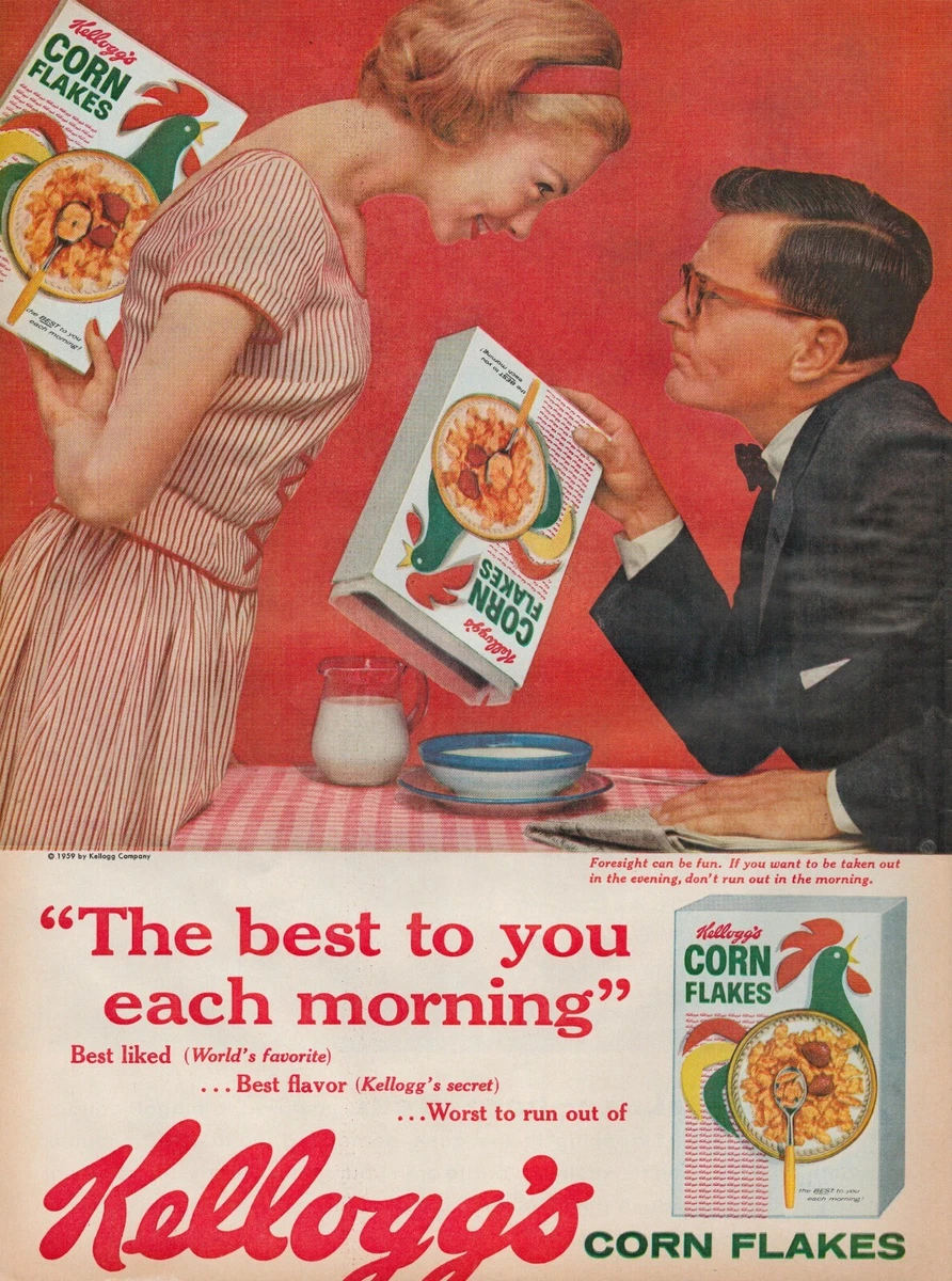 Vintage Corn Flakes Box