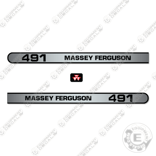 Fits Massey Ferguson 491 Decal Kit Tractor - With CAB - 7 YEAR OUTDOOR ...