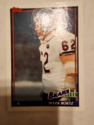 1991 Topps Football Card #163 Mark Bortz | eBay