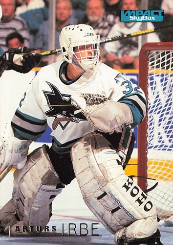 1995 SkyBox Impact #148 Arturs Irbe San Jose Sharks | eBay
