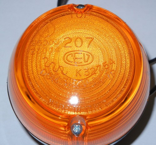 1970's Ducati, Moto Guzzi genuine CEV #207 NOS round, black body turn ...