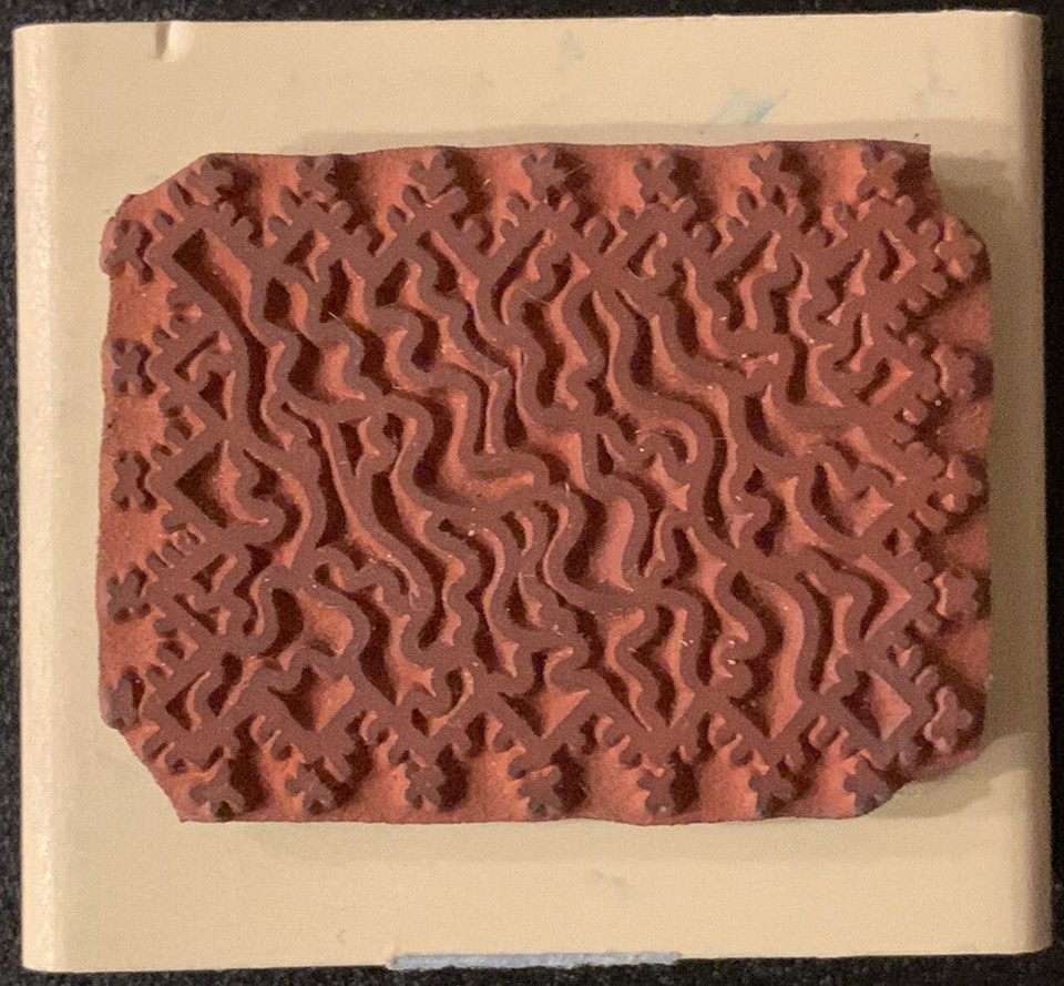 Rubber Nature ArtStamps Twist Tool Squiggle Rubber Stamp | eBay