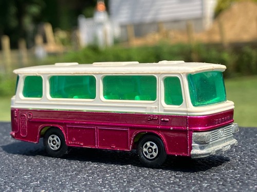 Vintage Matchbox Superfast No. 12 Setra Coach Thin Wheels 1970 1/64 ...