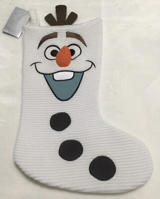 Disney Parks Olaf Snowman Frozen Christmas Holiday Knit Stocking NWT | eBay