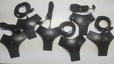 Polycom Mic Extended Microphone Set Soundstation IP7000 2201-40040-001 ...