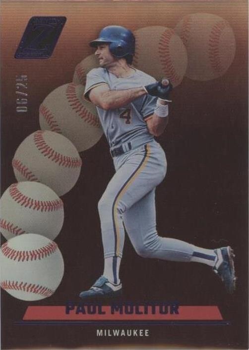 2023 Panini Chronicles - Zenith Paul Molitor #3 Purple /25 for sale ...