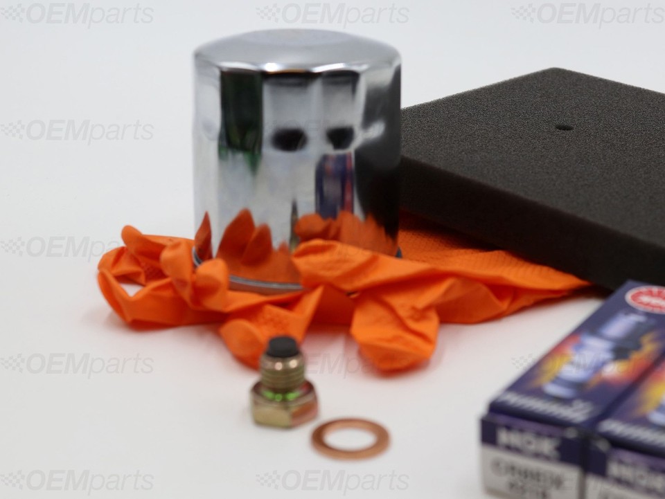 Air / Chrome Oil Filter, Iridium Spark, Drain Plug KAWASAKI NINJA 300 ...